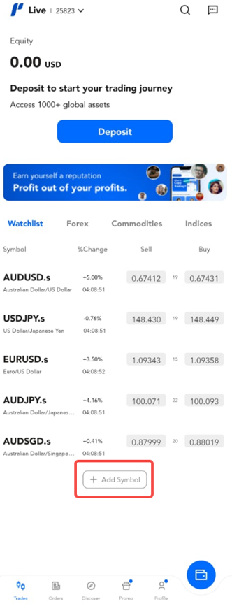 Bagaimana menambahkan simbol? – Help Center | PU Prime | More Than Trading